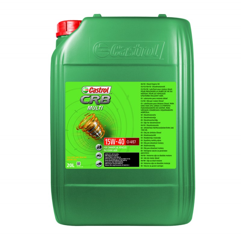 CASTROL CRB MULTI 15W40 CI-4/E7 BP VanellusC5 C6 global 15w40 20l ...
